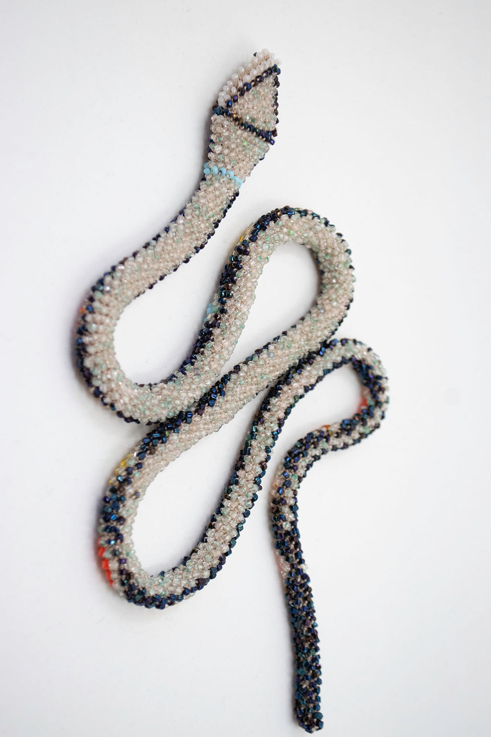 Bead Crochet Snake | Oil Slick Multi Color Diamond – Female Hysteria ...