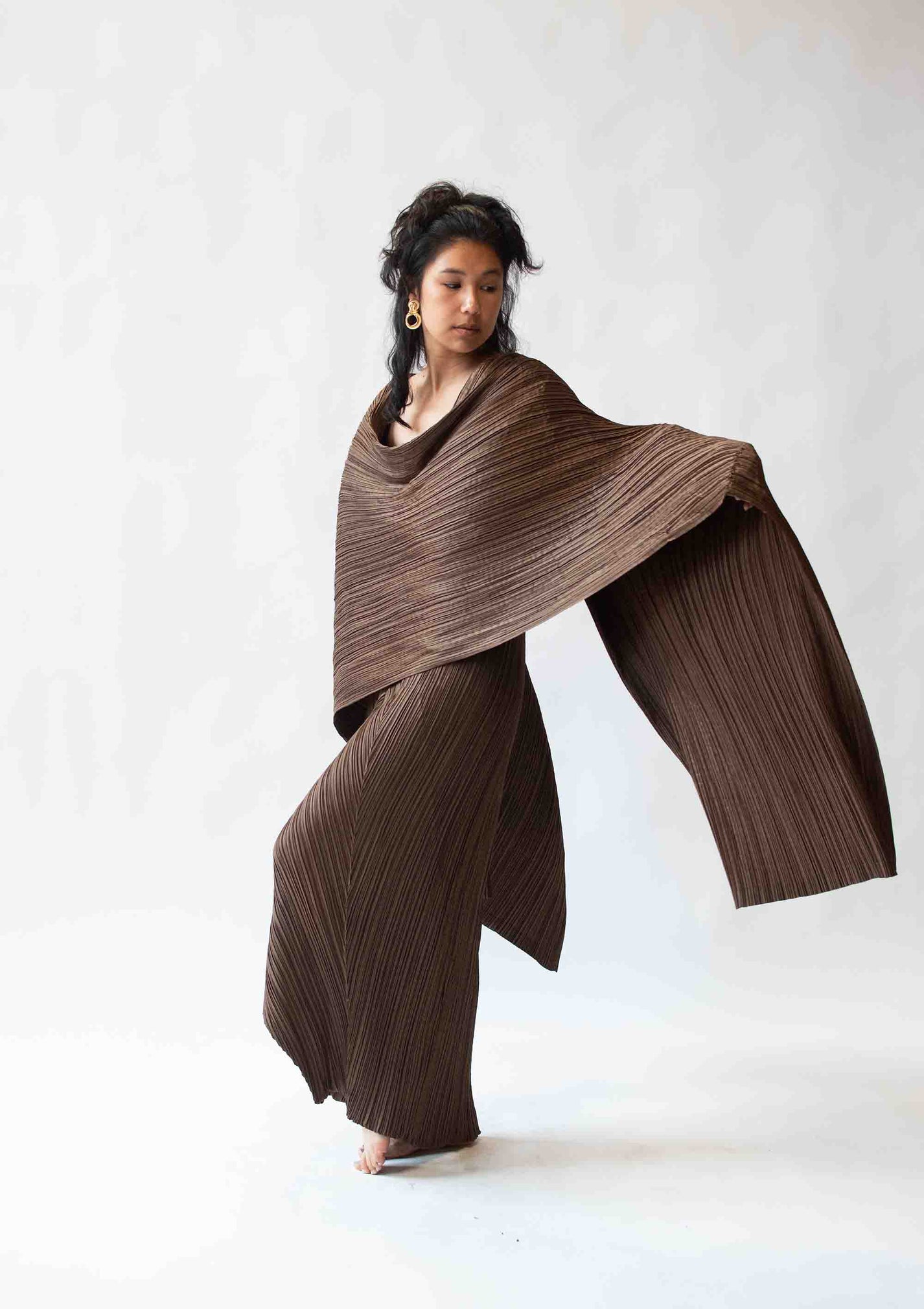 1980s Pleated Gown | Issey Miyake – Female Hysteria Vintage
